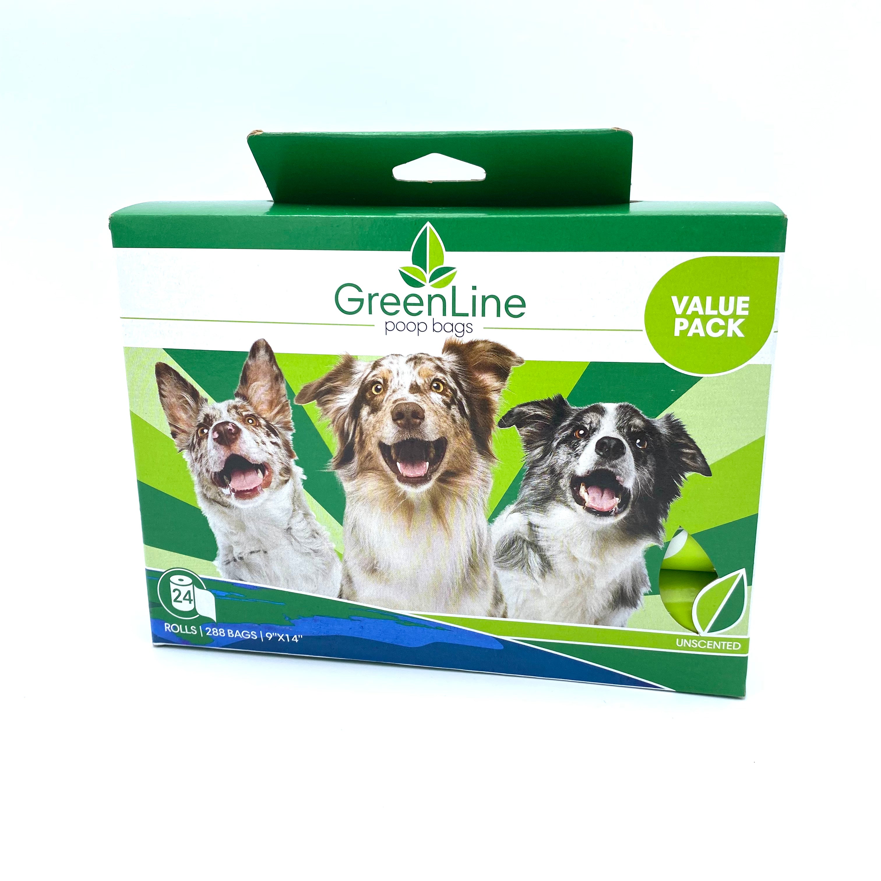 Greenline Bio Poop Bag 24 Roll – The Dog's Meow