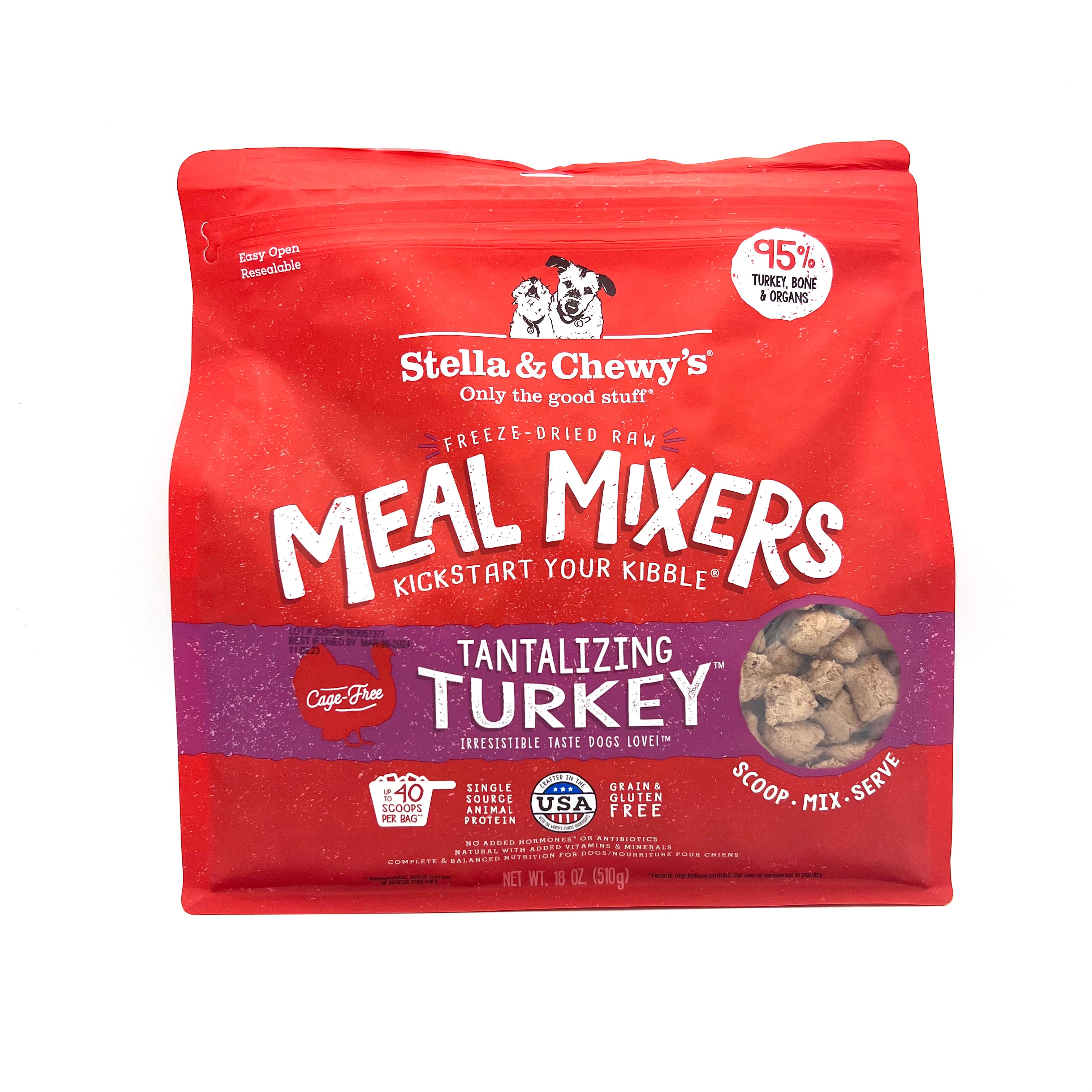 S&C FD Mixer Turkey Dog 18oz – The Dog's Meow