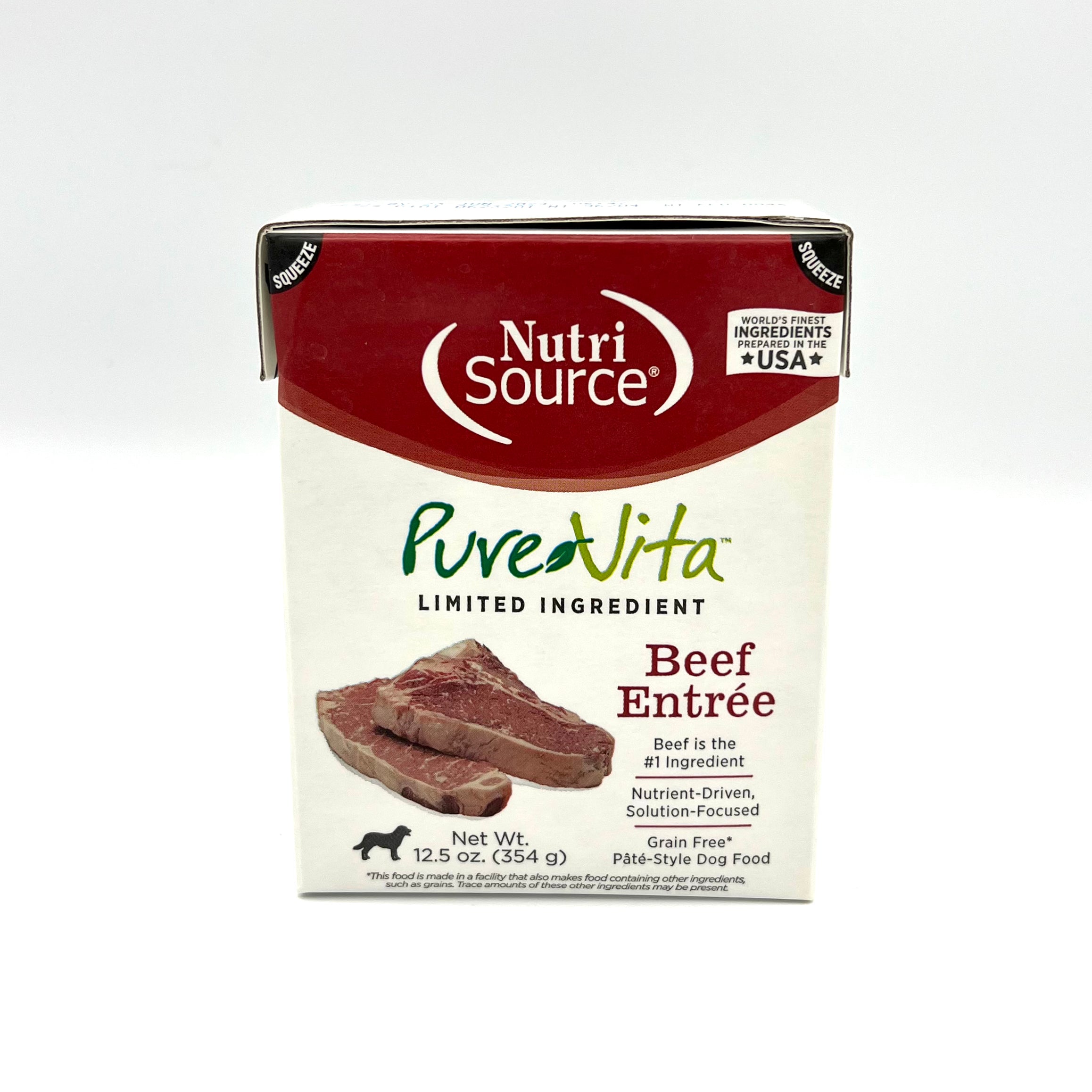 Pure Vita Beef Entree 12.5oz – The Dog's Meow